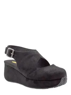 VOLATILE Aurora Platform Wedge Sandal - Black