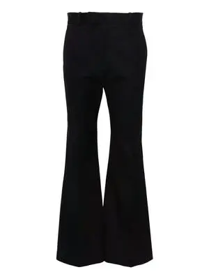 JOSEPH Tafira Mid-rise Flared Trousers - Blue