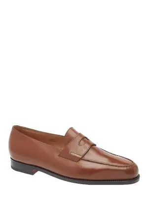 John Lobb Lopez Penny Loafer Parisian Brown