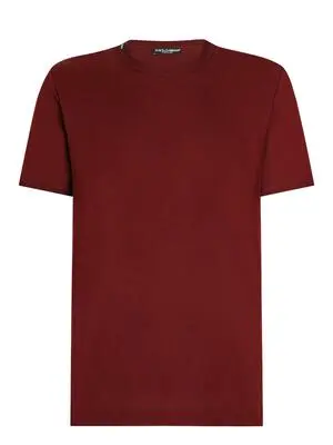 Dolce & Gabbana Cotton T-shirt Bordeaux