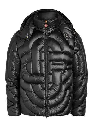 Casablanca Monogram Quilted Shell Jacket - Black