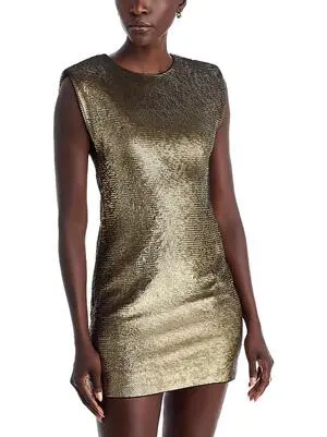 Michael Kors Sequin Mini Dress - Antique Brass
