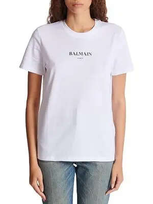 Balmain T-shirt With Print - White