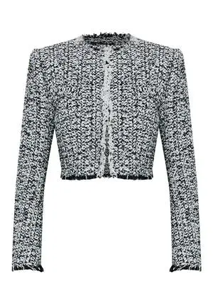 Balmain Tweed Blazer - Grey
