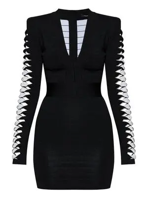 BALMAIN Fitted Short Dress