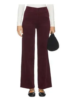 Paige Sasha Wide-leg Corduroy Jeans - Dark Oxblood