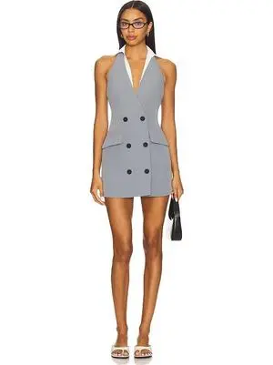 ALL THE WAYS Evelina Mini Dress - Grey