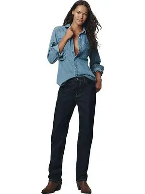 REFORMATION Greer Mid-Rise Jeans