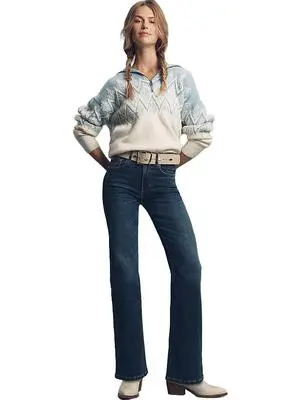 LE JEAN Ba Bootcut High-rise Jeans - Drop In The Ocean
