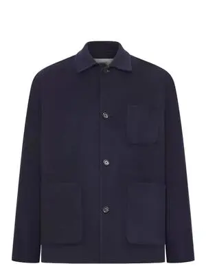 LARDINI Wool Jacket - Blue
