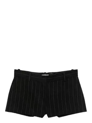 Isabel Marant Pinstriped Shorts - Black