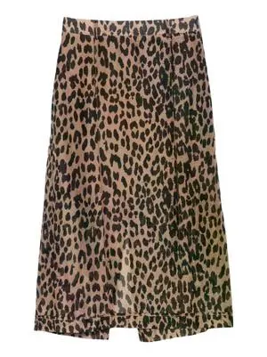 BAUM UND PFERDGARTEN Shevin Leopard-Print Skirt