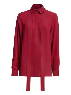 Elie Saab Silk Shirt - Red