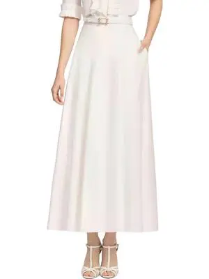 ELIE SAAB Cotton A-Line Skirt