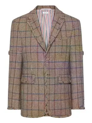 Thom Browne Hunting Tweed Blazer - Brown