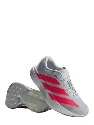 Adidas Adizero Evo Sl Shoes - Silver Metallic / Lucid Red / Iron Metallic