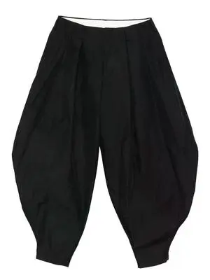 Comme Des Garçons Wide-leg Wool Trousers - Black