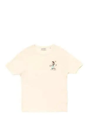 CARNE BOLLENTE Embroidered T-shirt - Neutrals