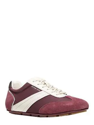 Michael Kors Susie Mixed-media Sneakers - Red