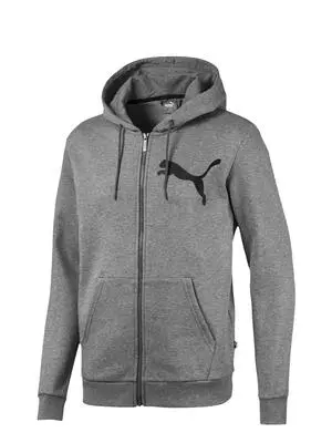 PUMA Fleece Zip-up Hoodie - Grey