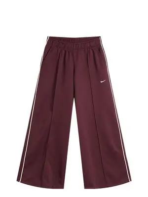Nike Nike Wide Leg Track Pant Burgundy/sail