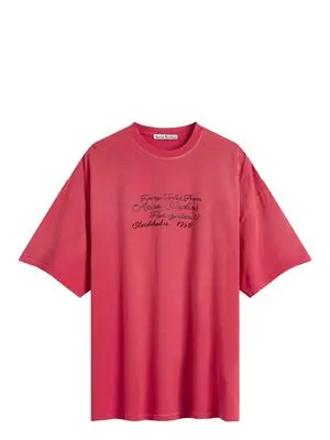 Acne Studios Edra Fairytale T-shirt - Bright Red