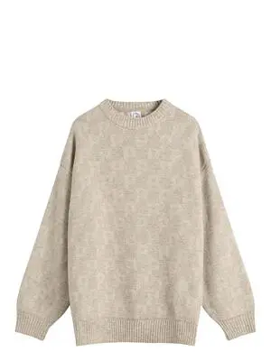 POLAR SKATE CO. George P Pattern Knit Jumper - Sand