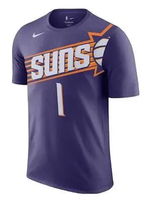 Nike Nba Phoenix Suns Devin Booker T-shirt - Purple/white/orange