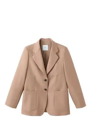 Mango Natalie Blazer - Medium Brown