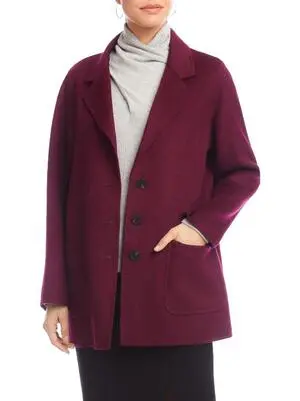 KAREN KANE Oversized Brushed Wool Blend Blazer