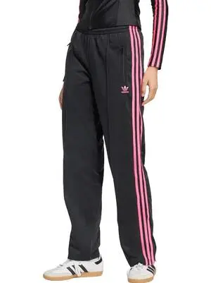 ADIDAS ORIGINALS Firebird Recycled Polyester Track Pants - Black/lucid Pink