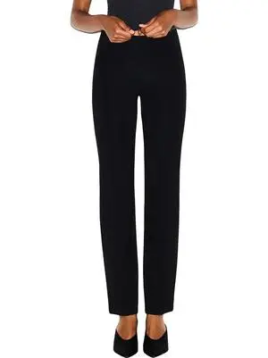 SKIMS High-Waisted Pintuck Straight-Leg Pants