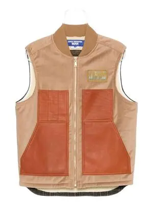 Junya Watanabe Paneled Vest - Beige