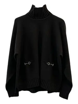 Gucci Wool And Cashmere Turtleneck Jumper - Brown