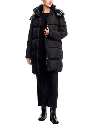 Moncler Hooded Puffer Coat - Black