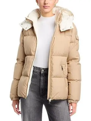 Moncler Fourmines Puffer Jacket Beige
