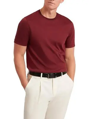 Ted Baker London Konrrad Regular Soft Touch Cotton Tee - Maroon