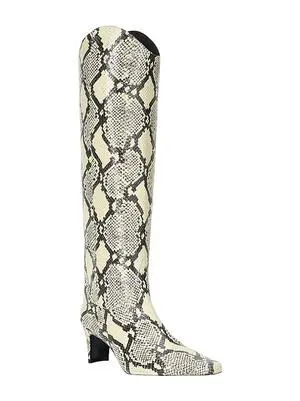Staud Western Wally Boots - White Snake