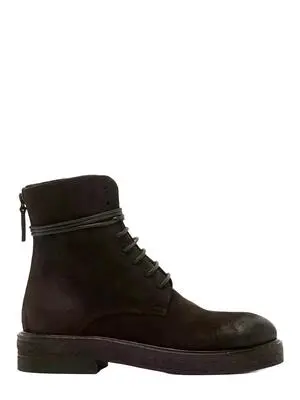 Marsèll Parrucca Lace-up Zip Boots - Brown