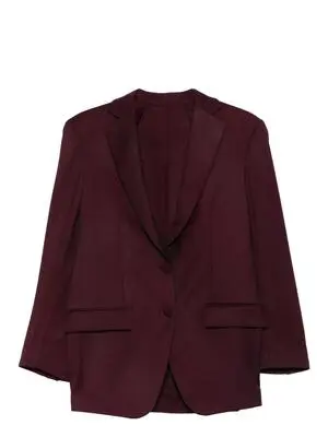 MARSEM Notched-Lapel Single-Breasted Blazer