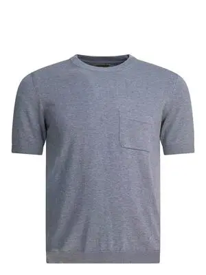 RAKKI Chest-pocket Short-sleeve T-shirt - Grey