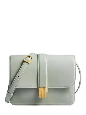 Khaite Blake Leather Crossbody Bag - Green