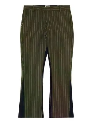 GALLERY DEPT. Pinstripe Flared Trousers - Green