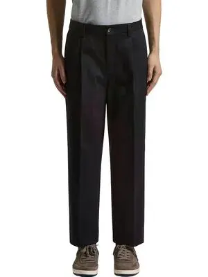 Peserico Pleated Button-fastening Trousers - Blue
