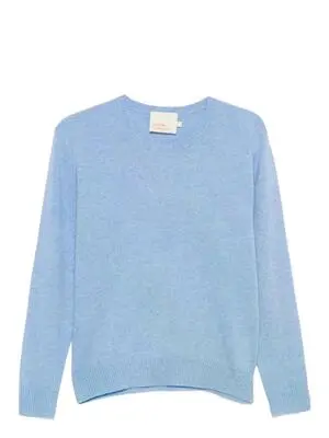ABSOLUT CASHMERE Cashmere Round Neck Sweater - Blue