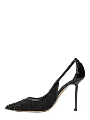 NINALILOU Helen Embellished Pumps - Black