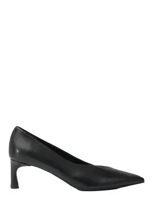 HALMANERA 50mm Leather Heeled Pumps - Black