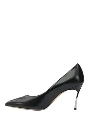 Casadei Leather Heeled Pumps - Black