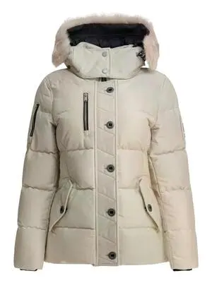 Moose Knuckles Hooded Puffer Jacket - Neutrals