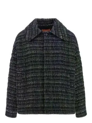 Missoni Oversized Buttoned Coat - Blue